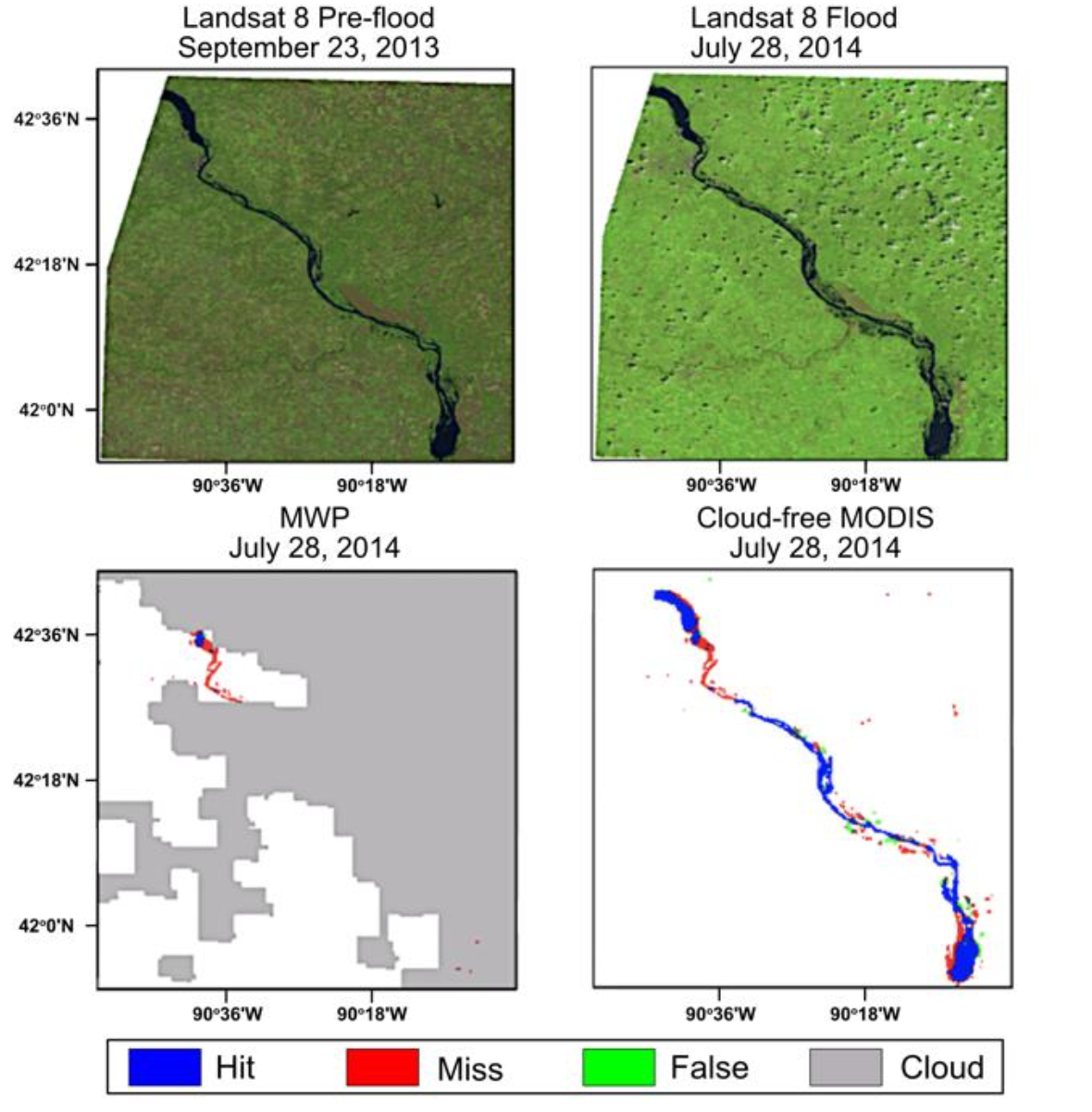 Improving Hydrologic Modeling Using Cloud-Free MODIS Flood Maps | Hydro ...